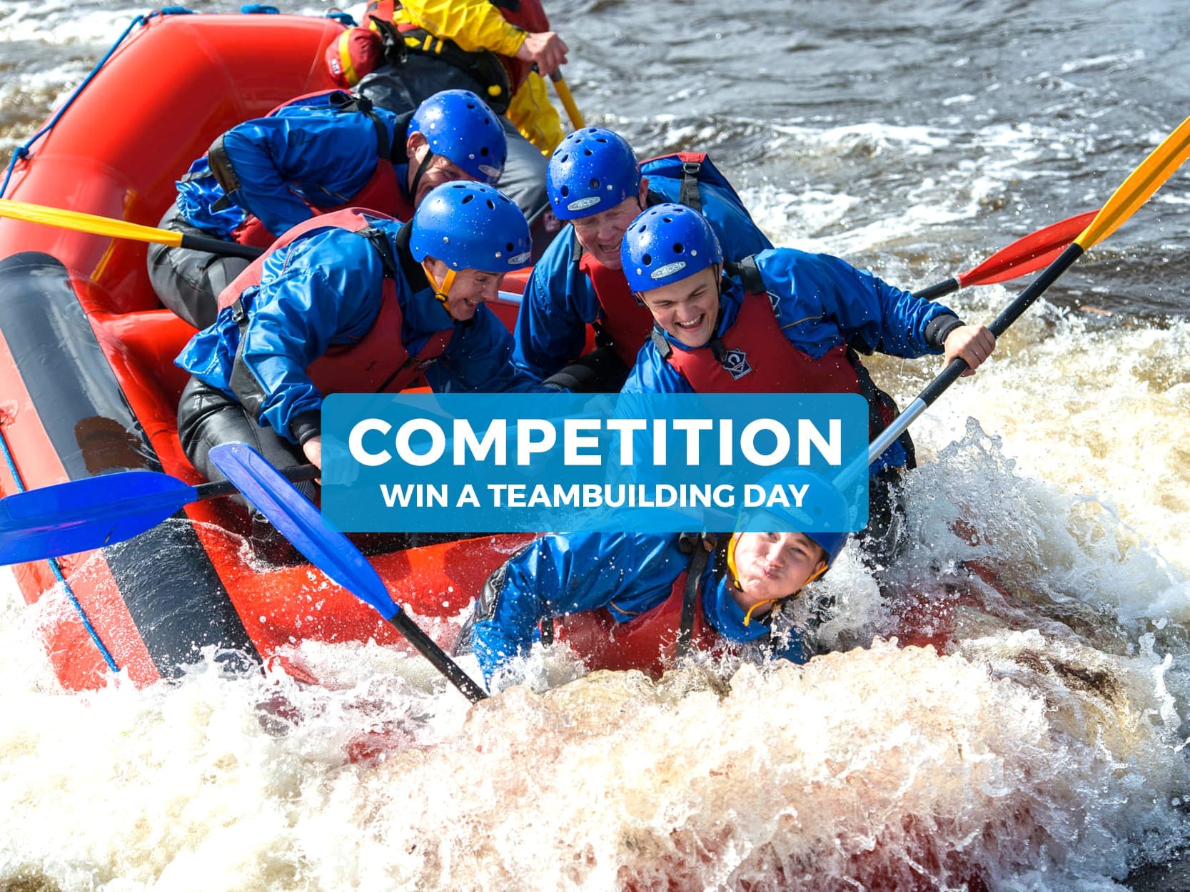 Win a Teambuilding Day - Tees Barrage International White Water Centre